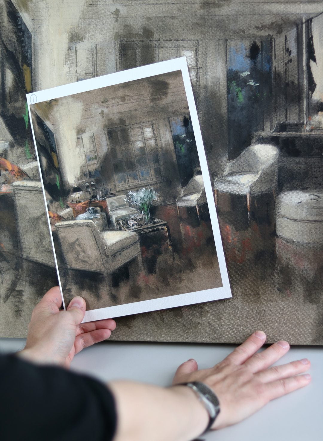 Scanning artwork for giclee, canvas and cards | Art4site Ltd